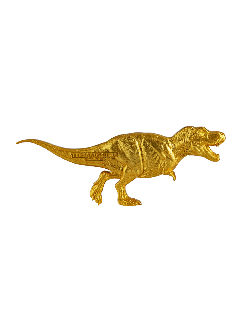 TYRANNOSAURUS DISSECTED T REX Gilded Jurassic 3 Oz Silver Coin 15000 F ...